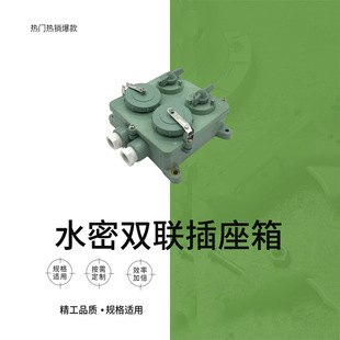 水密插座IMPA 792832船用尼龙接插件合成树脂防水双联插座箱 CZXS-阿里巴巴