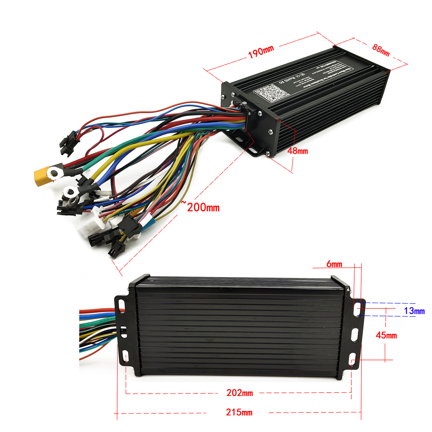 36V 52V 72V 35A 45A 电动车控制器ebike Controller 正弦波方波-阿里巴巴