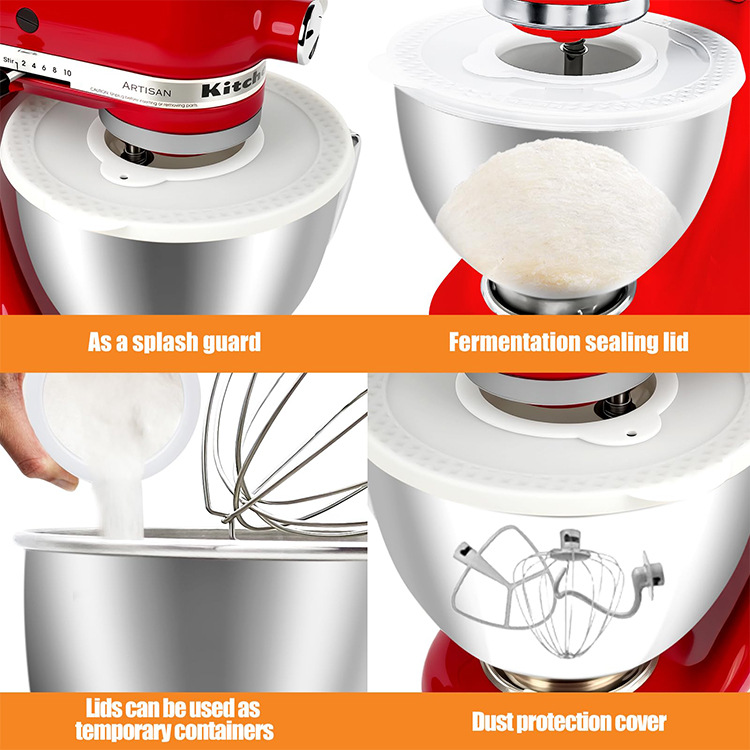 搅拌机配件发酵硅胶盖适用于 MixAid Kitchen5QT5夸脱尺寸合适现-阿里巴巴