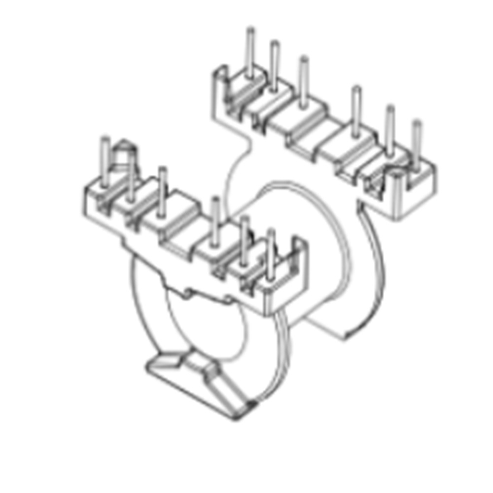 PQ32变压器骨架PQ32电木骨架PQ3230卧式骨架BOBBIN 6-6-阿里巴巴