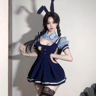 熙云qqny兔子警官朱迪cos内衣纯欲制服套装连云港 兔女郎角色扮演-阿里巴巴