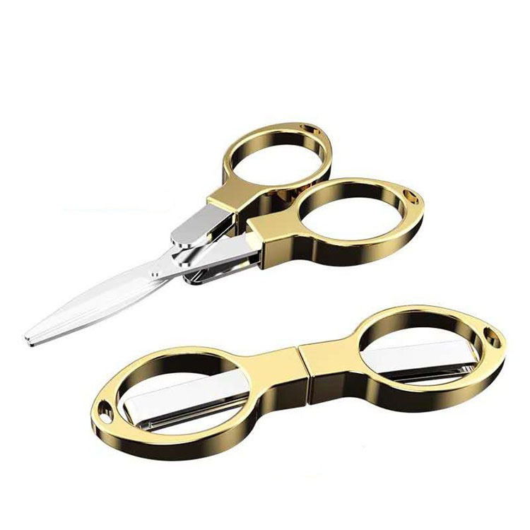 折叠小剪刀 不锈钢剪刀多功能拉伸8字剪户外钓鱼儿童线头剪鱼线剪-阿里巴巴