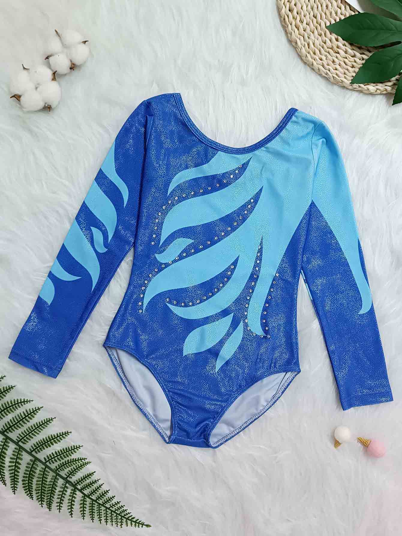 Children's Long-Sleeved Gymnastics Clothing Amazon Cross-Border Foreign ...