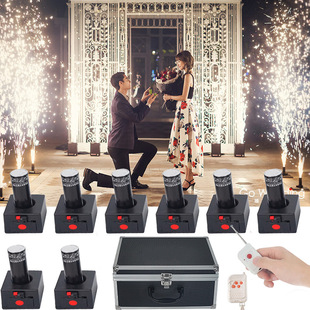 舞台冷焰火烟花机新款塑料电子喷花机设备婚庆演出婚礼道具瀑布机-阿里巴巴