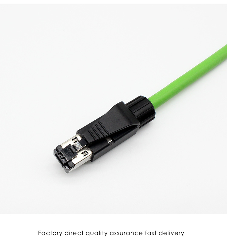 西门子四芯RJ45工业以太网水晶头 profinet/Ethercat抗震网线接头-阿里巴巴