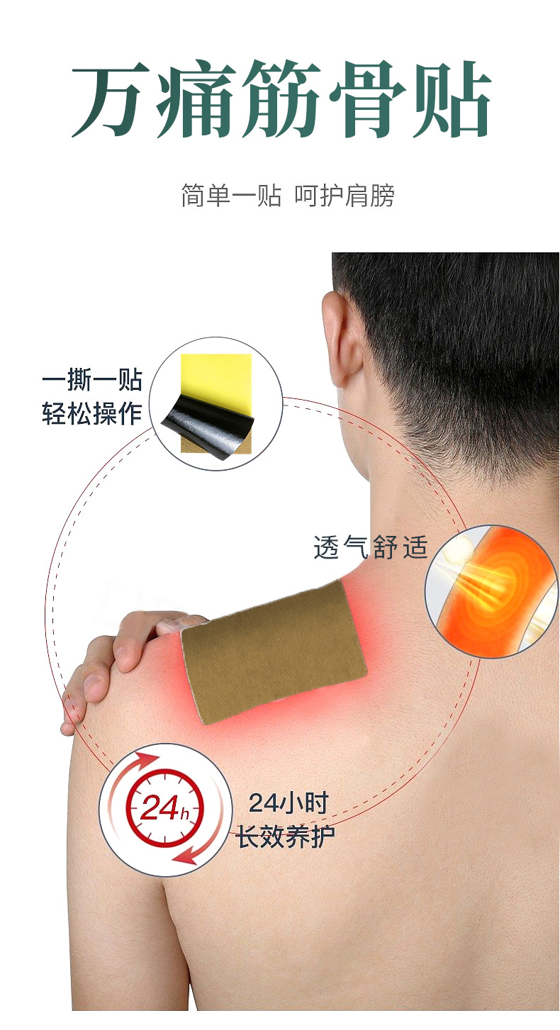 姚本仁OEM 贴牌定制万痛筋骨贴膏贴会销礼品膏药贴自发热贴代加工-阿里巴巴