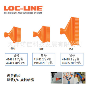 现货LOC-LINE旋转扁喷嘴 多孔扁喷嘴 40# 60# 75#扁喷嘴-阿里巴巴