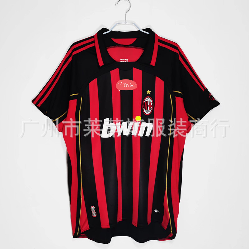 0607AC Milan Main away retro jersey kakanesta maltini inzagi Pirlo football uniform