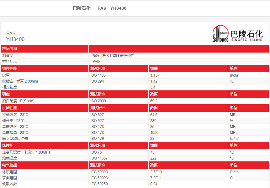 苏州现货批发 PA6/岳化石化/YH3400/YH400/YH800-阿里巴巴