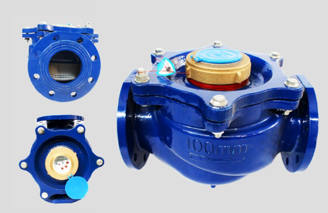 ZZ供旋翼湿式冷水水表（DN150,PN1.6Mpa） 型号:LXS-150C-阿里巴巴