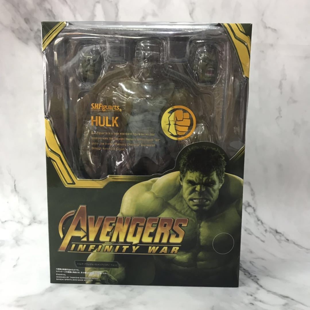 Explore the movie world Avengers 3 second generation SHF Hulk and Iron ...