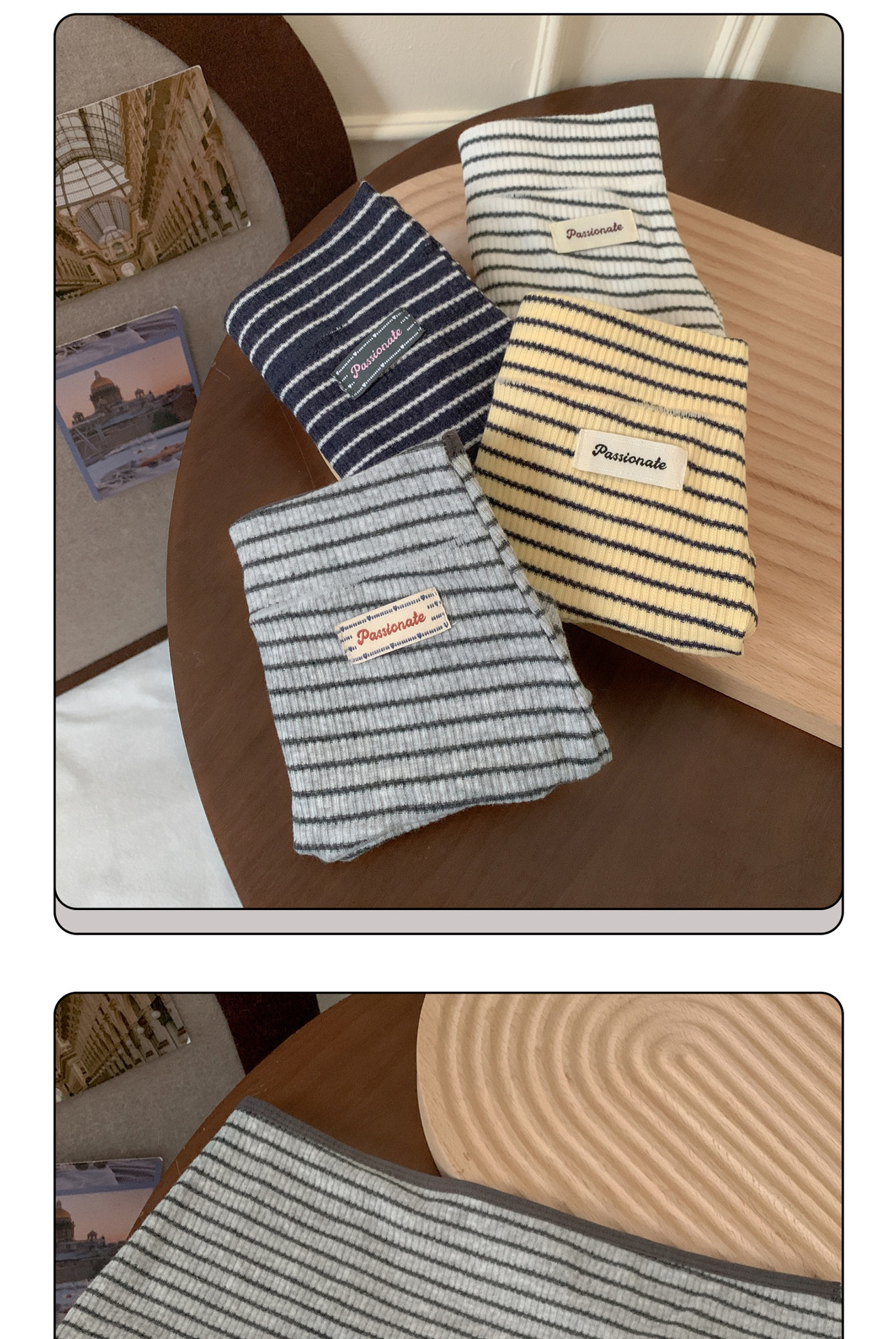 条纹絮语~2025款女生中腰舒适透气内裤纯棉10A抑菌女士四角平角裤-阿里巴巴