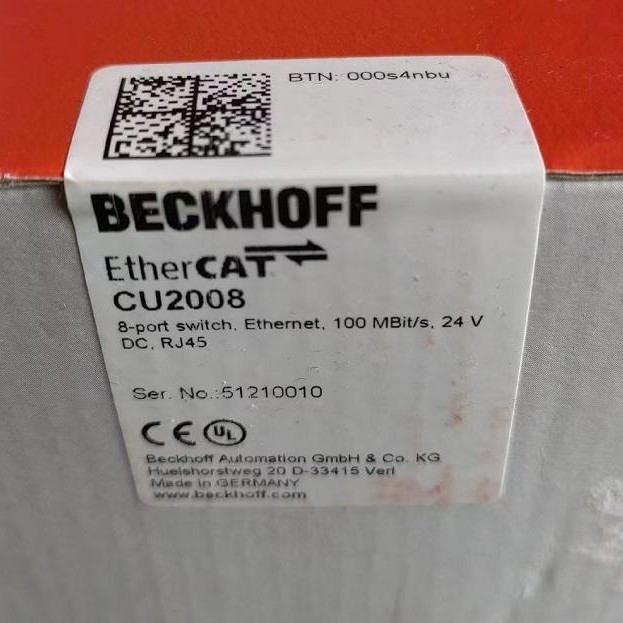 倍福Beckhoff CU1128 EtherCAT以太网交换机-阿里巴巴
