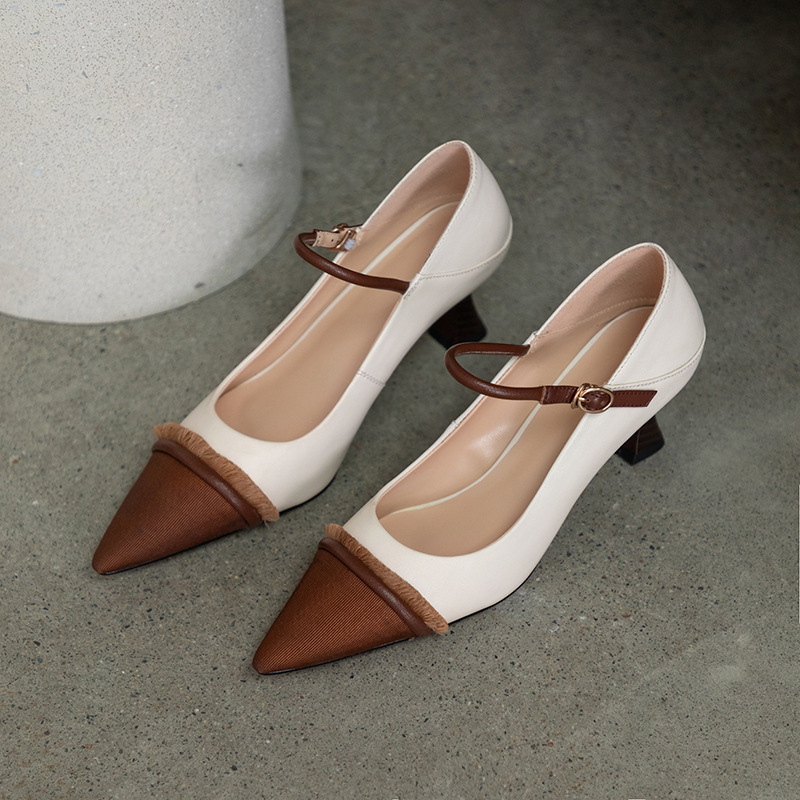 Chiko Noemy Pointed Toe Kitten Heels Pumps