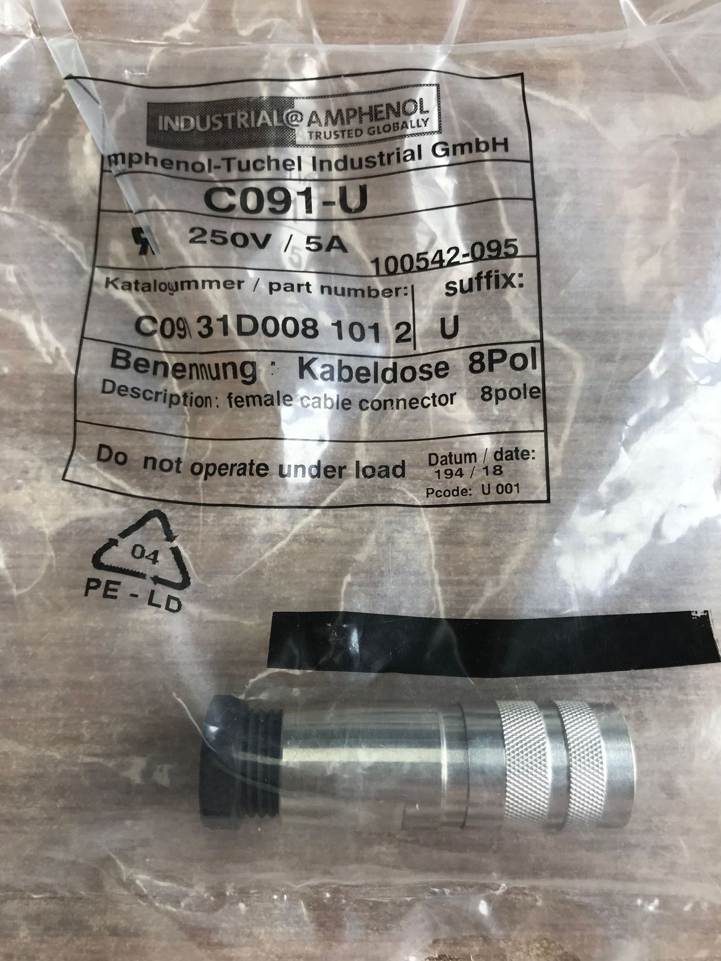 现货供应安费诺原装连接器C091-U系列（D：母插类型）-阿里巴巴