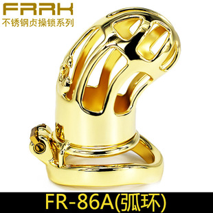 FRRK跨境男用金色cb锁批发金属锁阳具笼阴茎锁贞操贞洁器情趣玩具-阿里巴巴