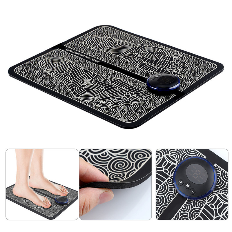 Electric EMS Foot Massager Pad Relax Feet Acupoints Massage-阿里巴巴