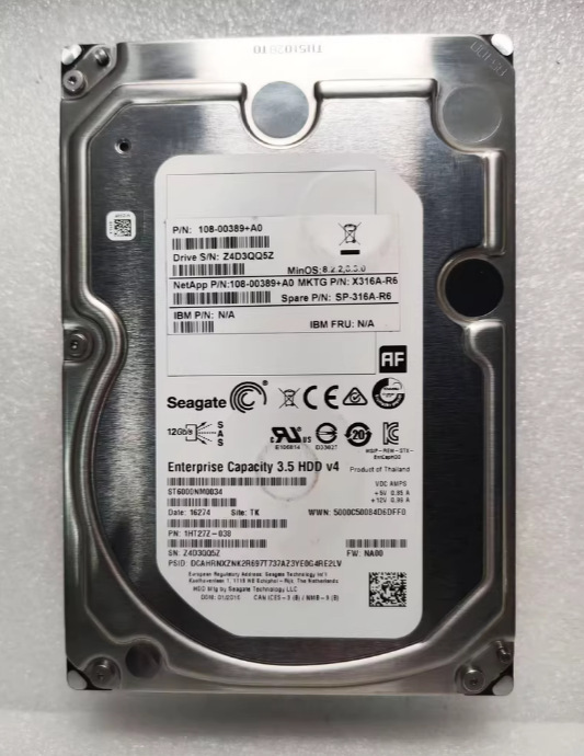 88888888拆机NetApp X316A-R6 108-00389+A0 6TB 7.2K SAS 12Gb-阿里巴巴