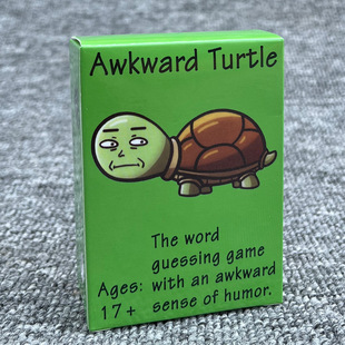 外贸热销 英文版 Awkward turtle 搞笑家庭聚会桌游 幽默纸牌游戏-阿里巴巴