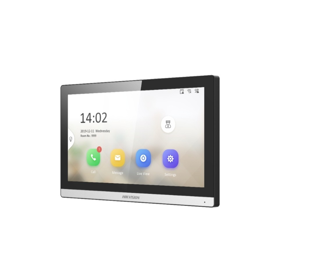 HIKVISION DS-KH6350-WTE1海康威视英文版可视对讲indoor station-阿里巴巴