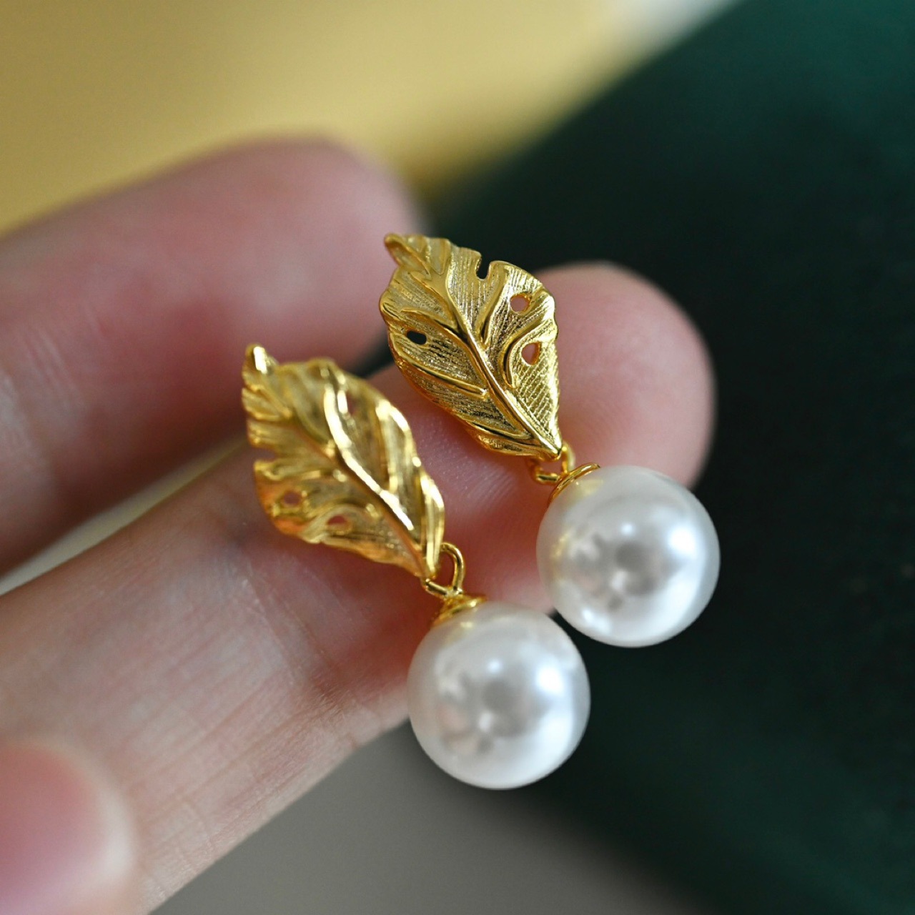 DIY珍珠配件 s925纯银百搭简约耳钉空托 银饰耳环耳坠托女批发-阿里巴巴