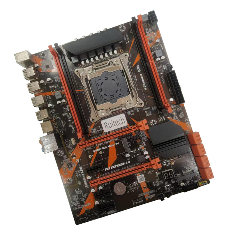 全新四通道X99 D4原芯片C610 C612主板DDR4工作室游戏多开套装-阿里巴巴