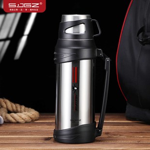 XEI3大容量旅行保温壶304不锈钢家用保温热水壶便携户外旅游-阿里巴巴