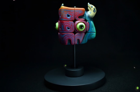 Artists Handmade Art Monster Sculpture Rubik's Cube Toys-阿里巴巴