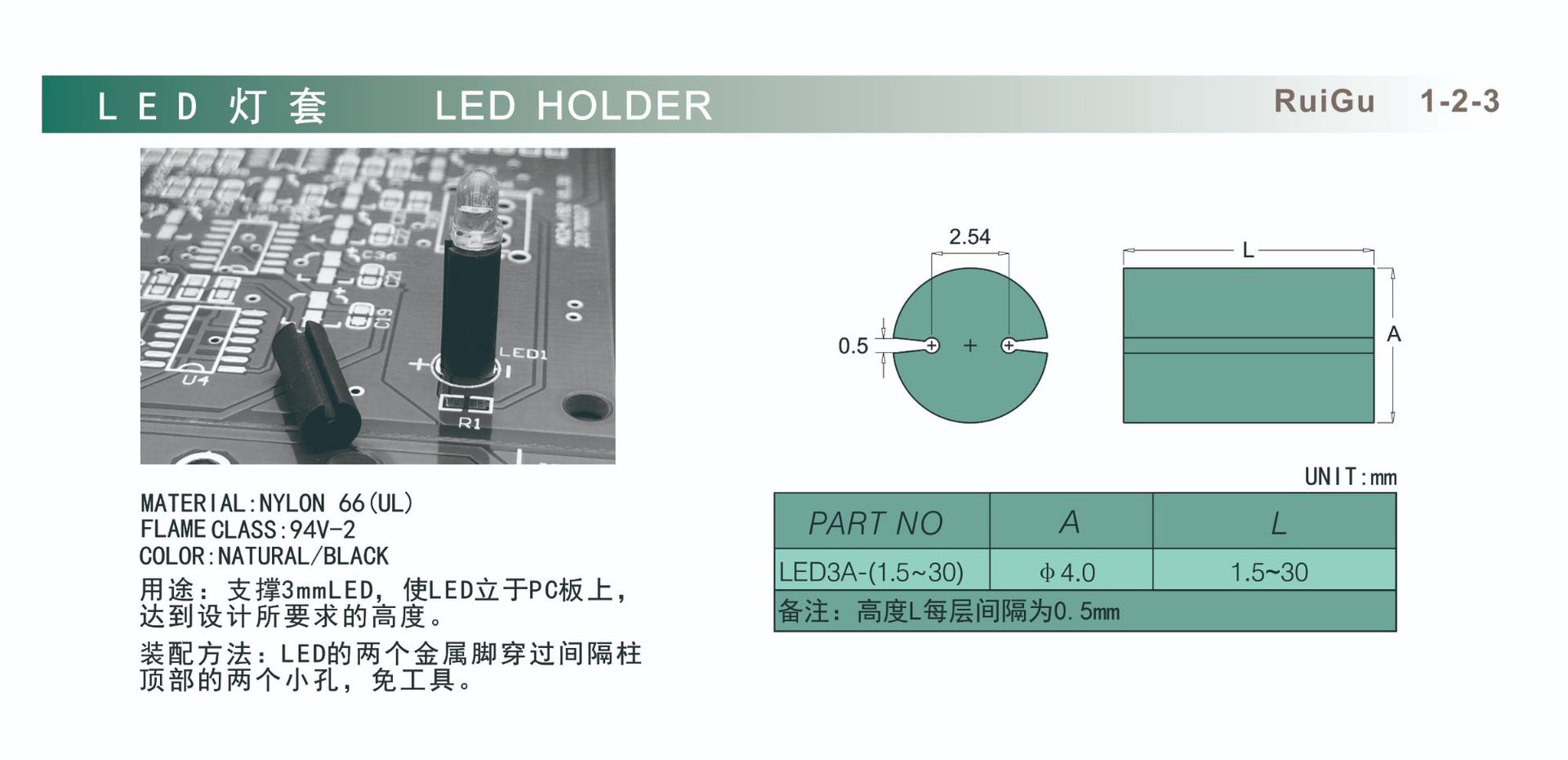 厂家直销LED灯套LED垫高柱 尼龙LED间隔柱 LED隔离柱二极管支撑柱-阿里巴巴