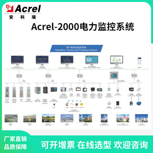 安科瑞35kV电力监控系统Acrel-2000实时监测进出线断路器等状态-阿里巴巴