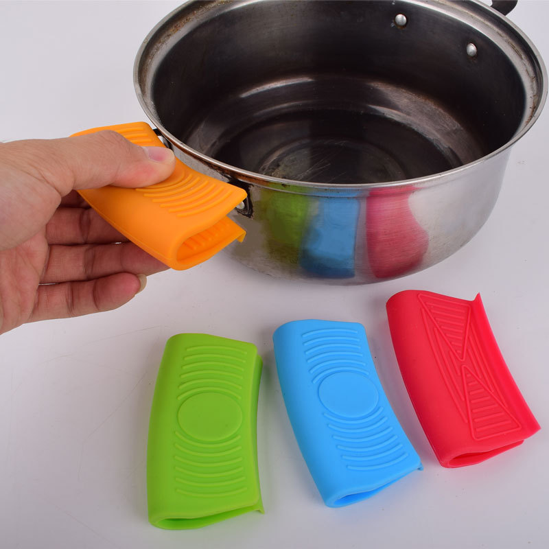 Silicone Heat Insulated Pot Ear Cover Non-slip High Temperature ...