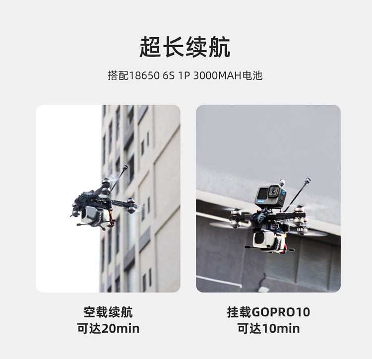 HGLRC化骨龙Rekon Y6穿越机5寸远航FPV ELRS模拟版O3高清4K高性能-阿里巴巴