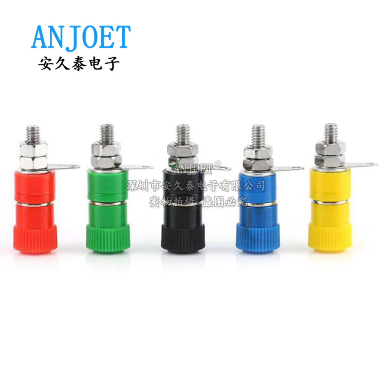 JS-910B接线柱 4mm香蕉头插座测试座电焊机接线柱端子M4-阿里巴巴