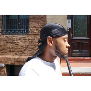 velour Hiphop VELVET DURAG head scarf 系带嘻哈丝绒街舞头巾潮-阿里巴巴