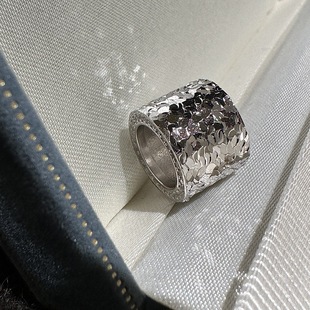 s925纯银CNC吊坠小众设计简约轻奢中古风vintage碎冰冰路路通挂件-阿里巴巴