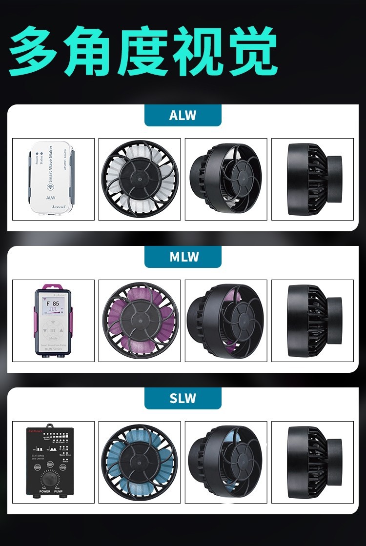 Jebao捷宝造浪泵SLW ALW MLW超静音鱼缸变频造浪泵淡海水通用-阿里巴巴