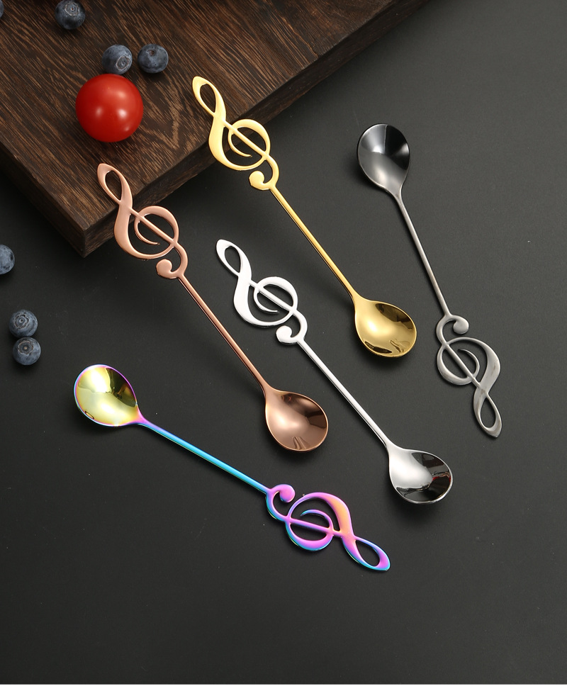 Wholesale 304 Stainless Steel Creative Music Spoon for Adults - Perfect ...