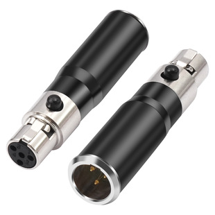 4pin mini xlr female to 3pin mini xlr male/迷你4芯母转3芯公-阿里巴巴