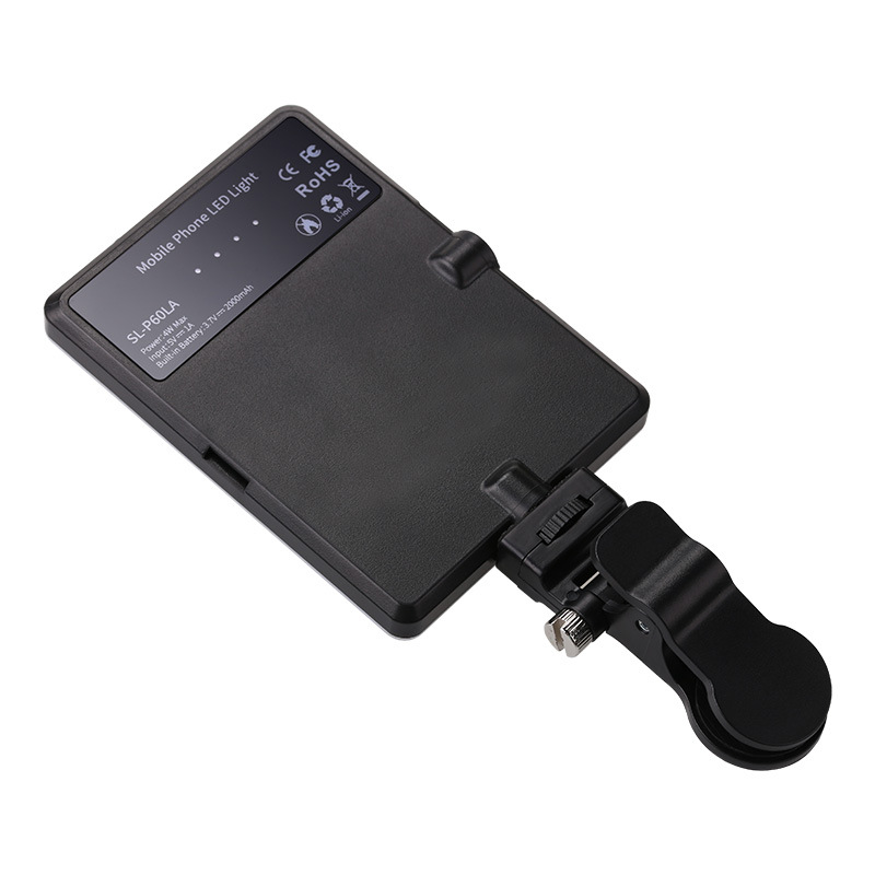 跨境SL-P60LA手机补光灯电脑视频会议柔光led双色夹子灯口袋灯-阿里巴巴