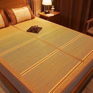 凉席学生宿舍单人12竹青可折叠藤席竹纤维坐垫发凉竹垫床垫跨-阿里巴巴