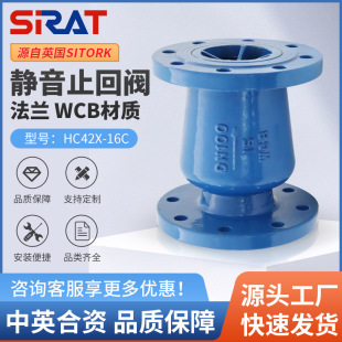 HC42X-16C静音止回阀铸钢法兰 DRVZ防水锤单向逆止水力控制开关阀-阿里巴巴