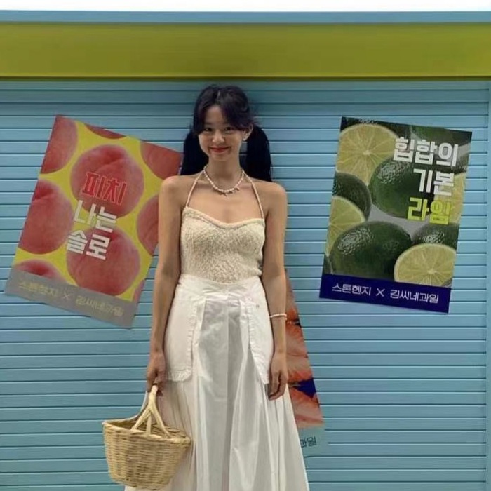 韩国INS博主fever同款简约风吊坠珍珠项链女小众高级感气质锁骨链-阿里巴巴