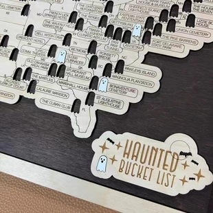 独立站新品 Haunted Map halloween ghost 万圣节闹鬼地图-阿里巴巴