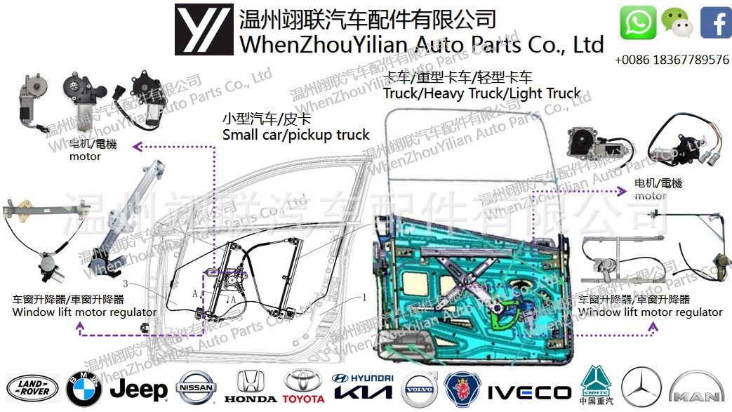 适用于吉普道奇雪佛兰车窗电机55275599AC 55275598AC-阿里巴巴