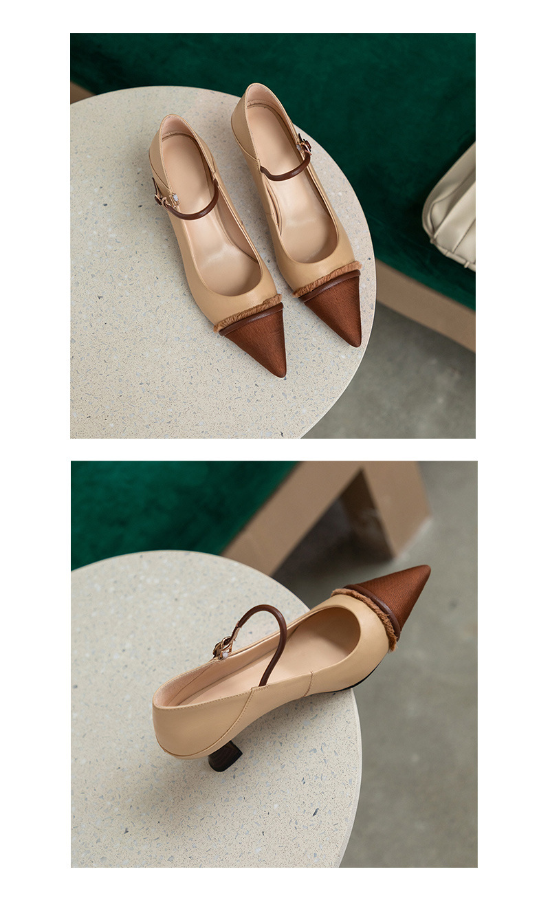Chiko Noemy Pointed Toe Kitten Heels Pumps