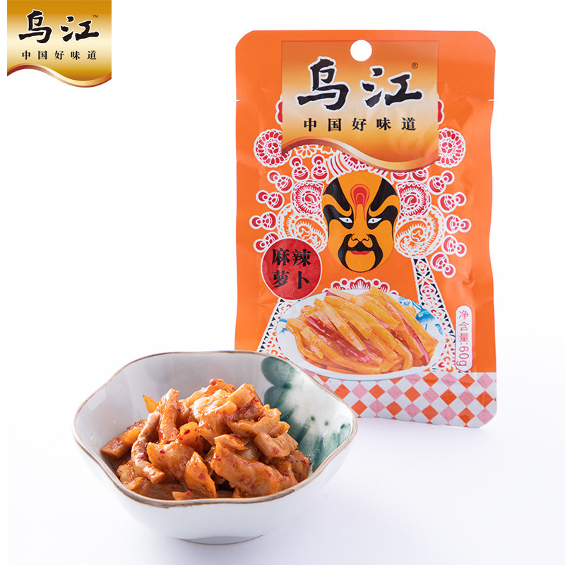 乌江榨菜70g涪陵酱腌菜 海带丝佐餐开味萝卜泡菜 开胃下饭菜咸菜-阿里巴巴