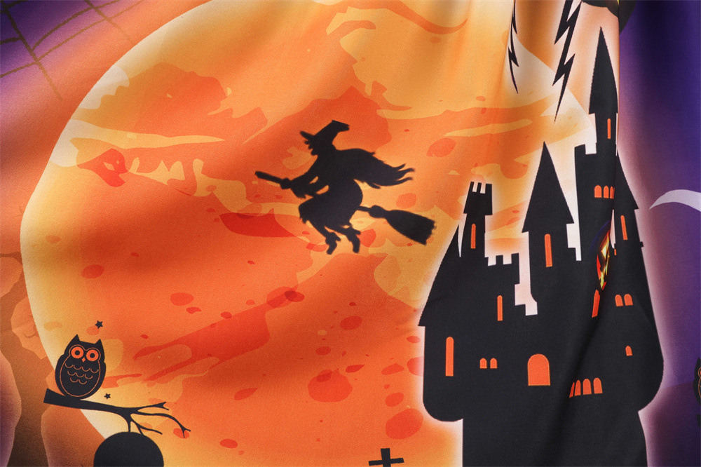 Halloween Women's Lace Prom Dress Elegant Horror Vintage Dress