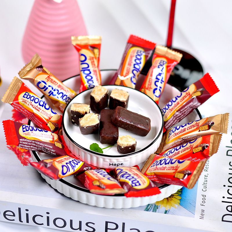 EBaoDuo巧克力果仁酥糖500g花生腰果百香果杏仁混合口味喜糖年货-阿里巴巴