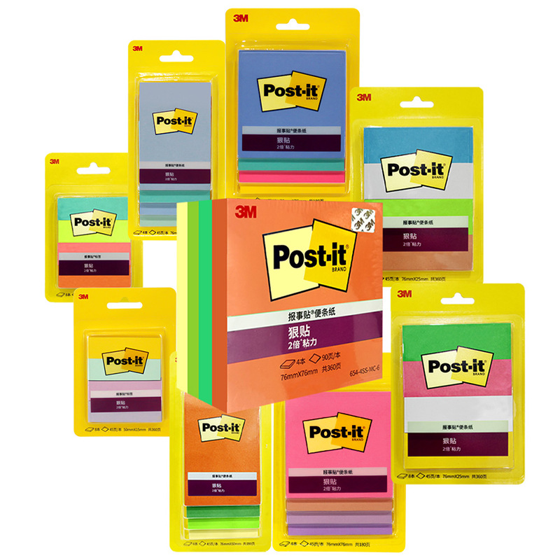 Supply 3M Post-It Color Full Story Series Sticky Notes Size ...
