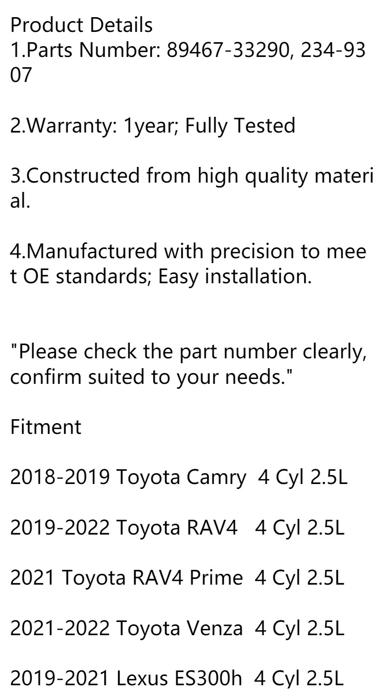 跨境 氧传感器 89467-06250适用于丰田凯美瑞 2018-2019 雷克萨斯-阿里巴巴